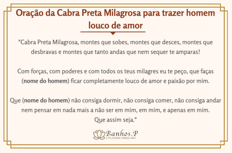 4 Orações da Cabra Preta Milagrosa: Traz o Amor Imediatamente