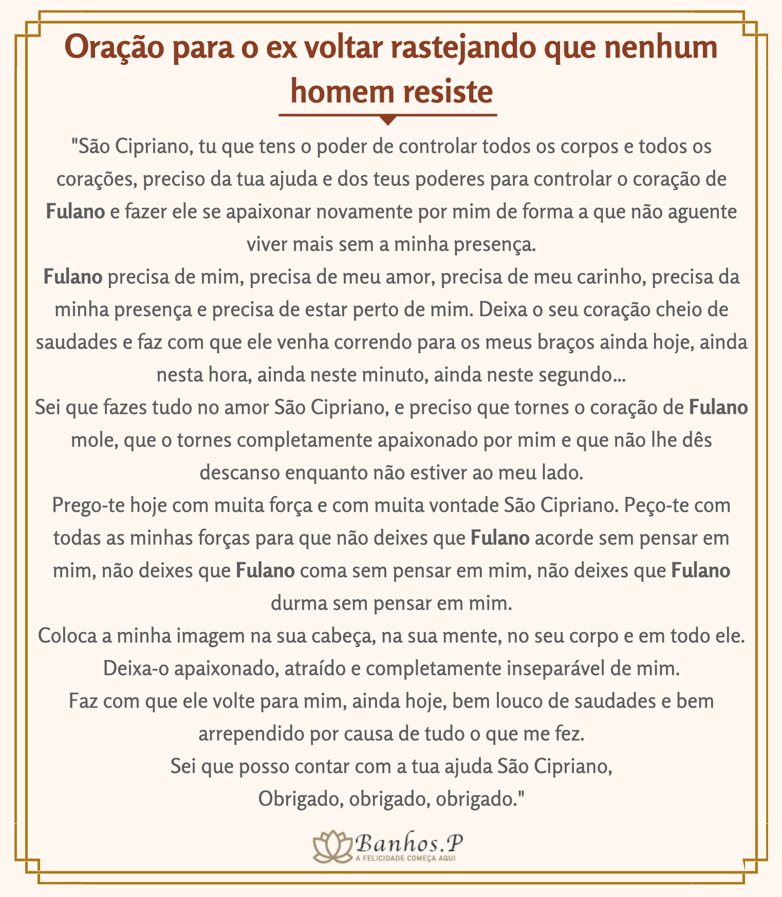 Oração Pra Ele Vim Rastejando Retoedu