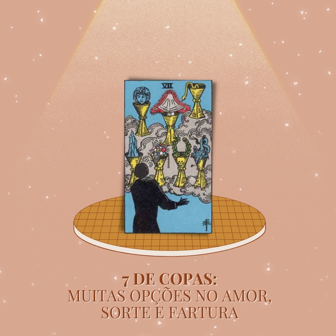 7 de Copas no Tarot: Significado Invertido, no Amor e Dinheiro