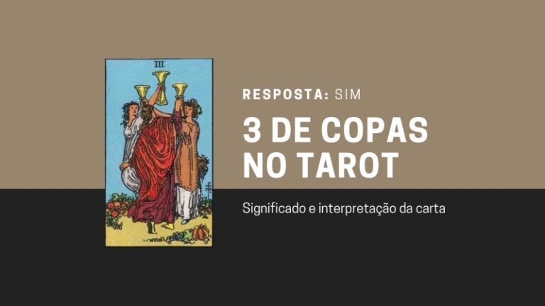 3 de Copas no Tarot: Significado Invertido, no Amor e Sorte